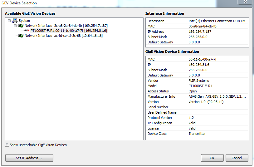 How Do I Set A Static Ip Address Through The Camera S Genicam Register